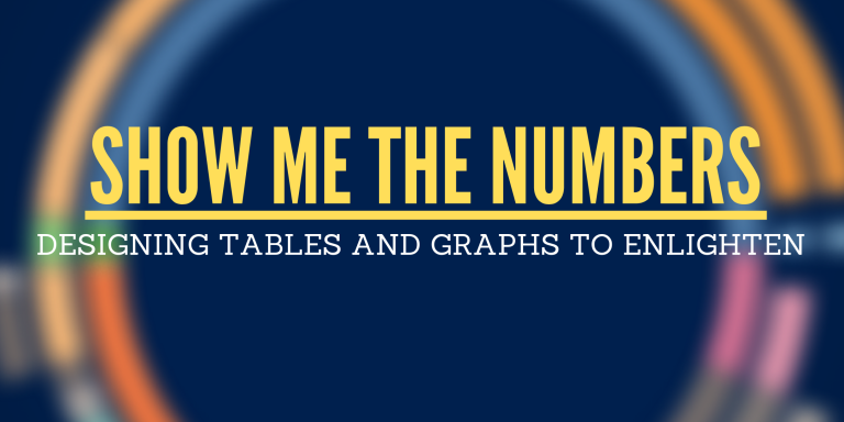 Show Me the Numbers – Data Visualization Workshop Apr 30, May 1 | EASI